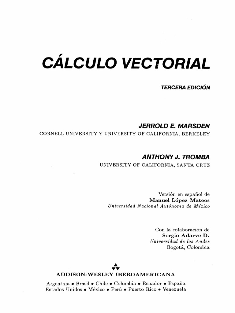 Calculo Vectorial Tromba | PDF