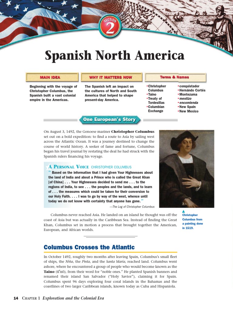 1.2 - pg14 - 20 The Americans | PDF | Hernán Cortés | Christopher Columbus