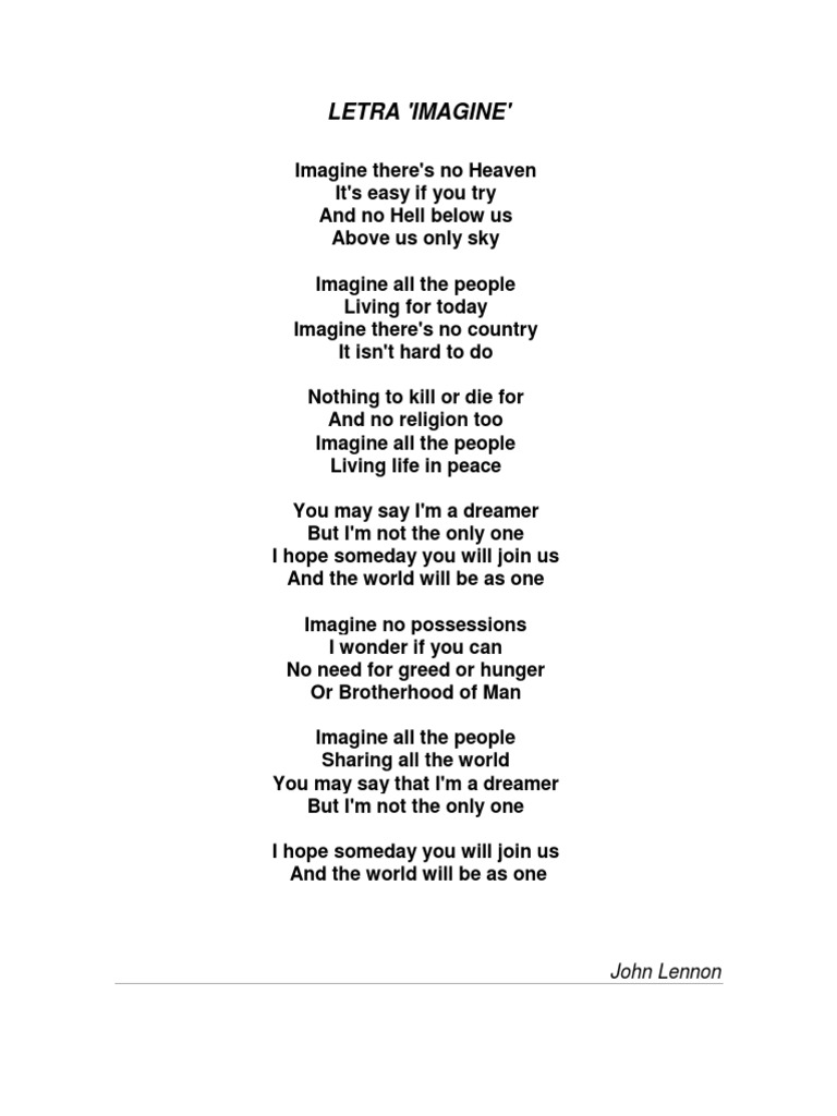 Imagine John Lennon | PDF