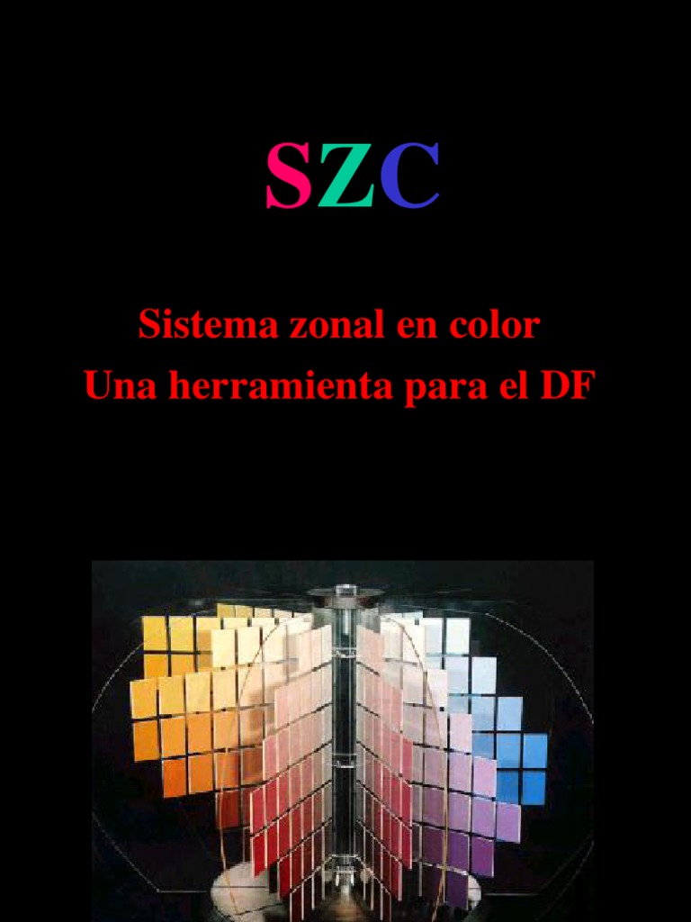 Sistema Zonal en Color Una Herramienta para El DF | PDF