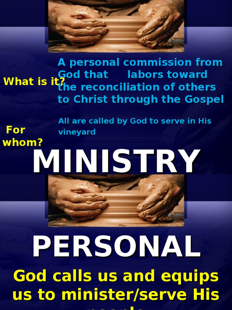 Personal Ministry and Gospel Service Guide | PDF | Religion & Spirituality
