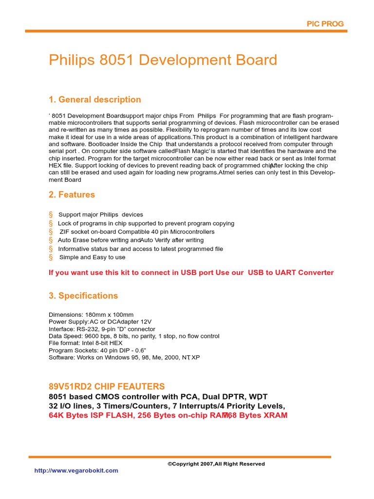 8051 Flash Magic Manual | PDF | Microcontroller | Flash Memory