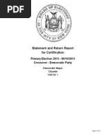 Donald Trump New York Voting Record | PDF