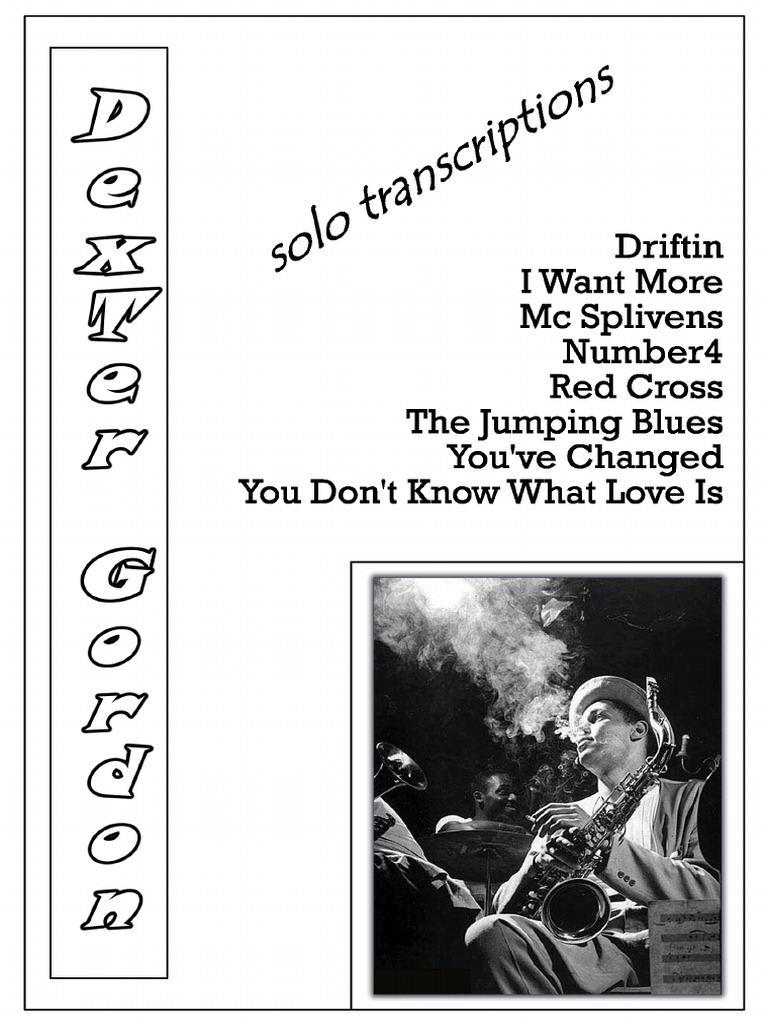 Dexter Gordon Solo Transcriptions | PDF