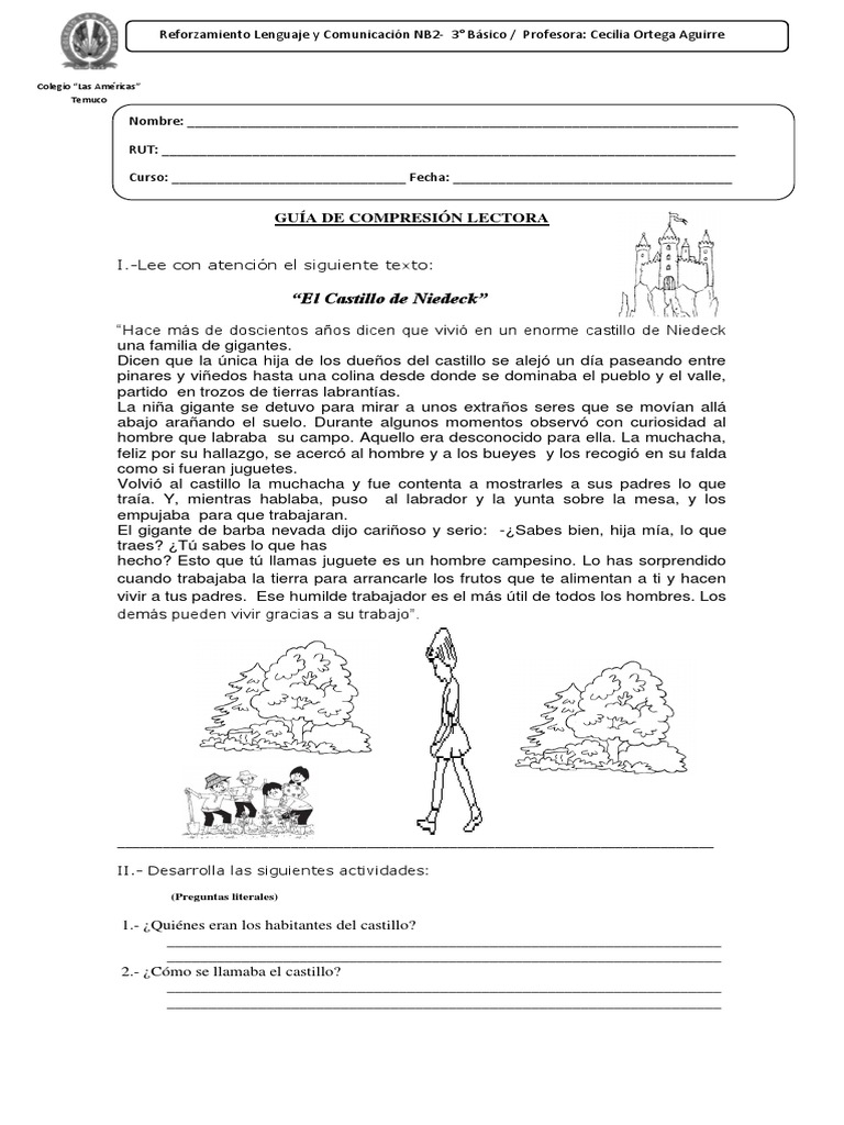 Actividades sobre "El zapatero y los duendes" | PDF | Luna | Tierra