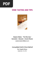 Wine Training Module | PDF | Cooking, Food & Wine
