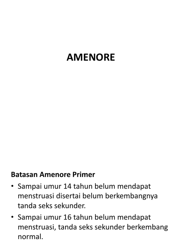 AMENORE | PDF