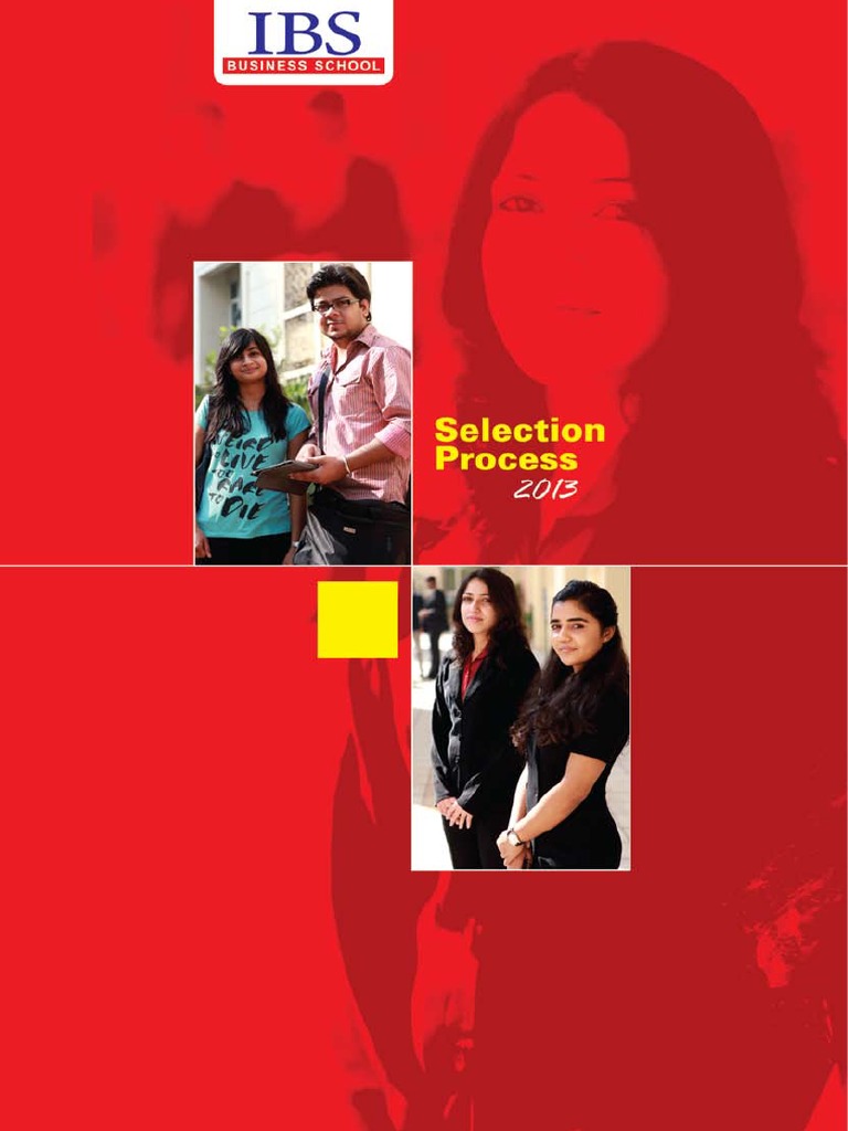 IBS Selection Process | Loans | University And College Admission