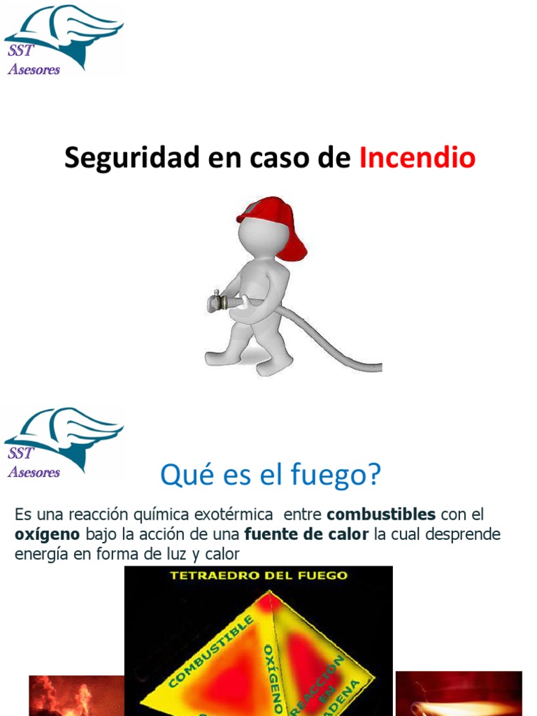Guía de Seguridad ante Incendios | PDF | Oxígeno | Incendios