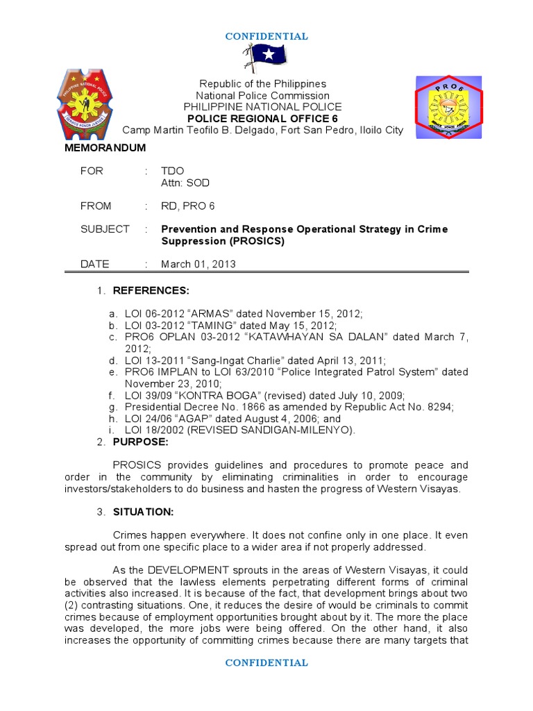 Prevention and Response Operational Strategy in Crime Supression | PDF ...