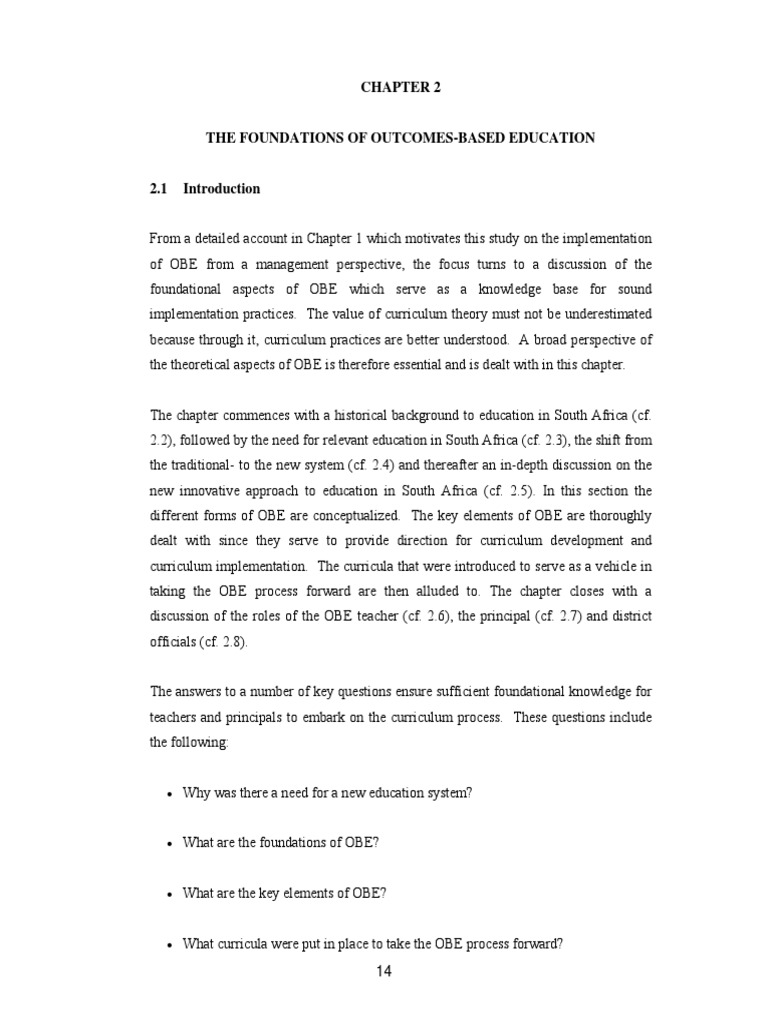 OBE | PDF | Curriculum | Learning