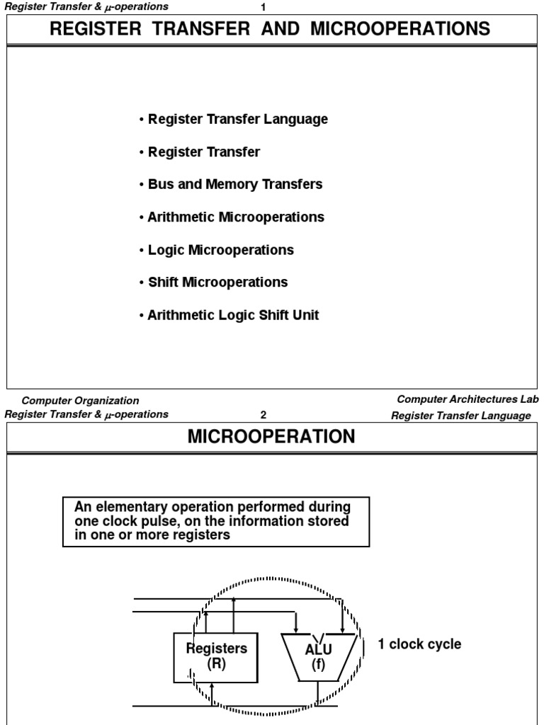 Computer Architecture 3rd Edition by Moris Mano CH 04 | PDF