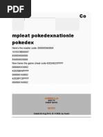 Pokemon Hex Codes | PDF | Pokémon | Nintendo Franchises