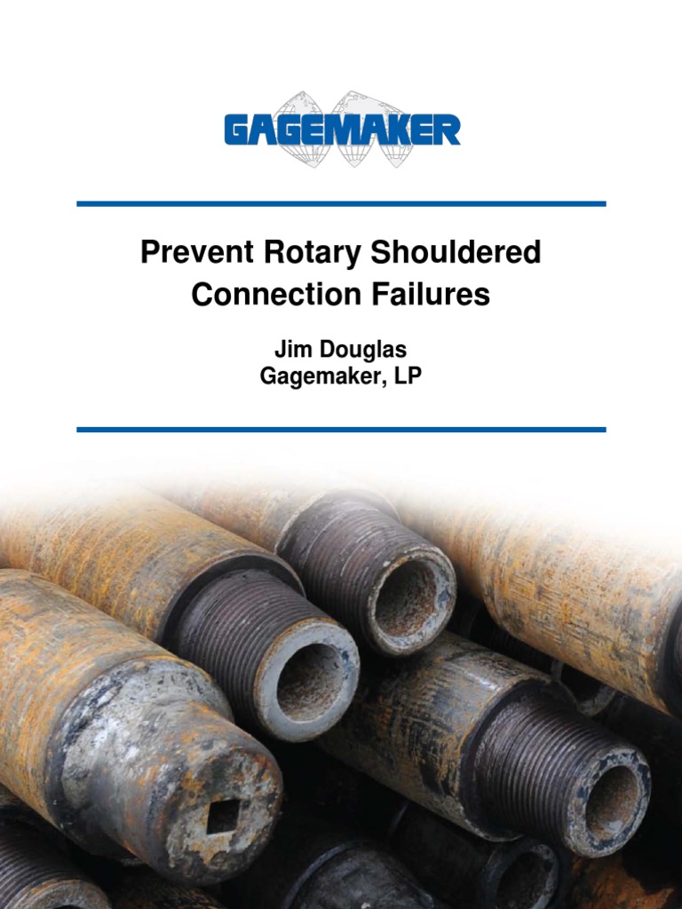 Prevent Rotary Shouldered Connection FailuresPrevent - Rotary ...