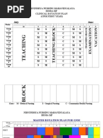 GNM Master Rotation Plan Overview | PDF | Career And Technical ...