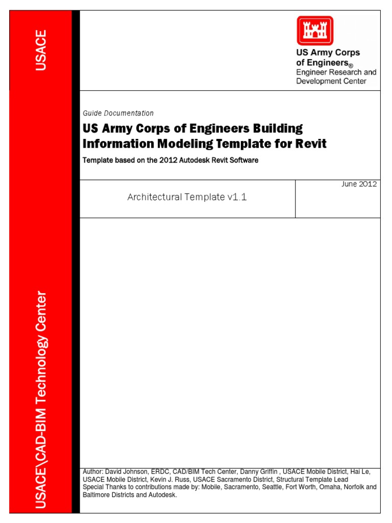 USACE Revit BIM Template Guide | PDF | Autodesk Revit | Building ...