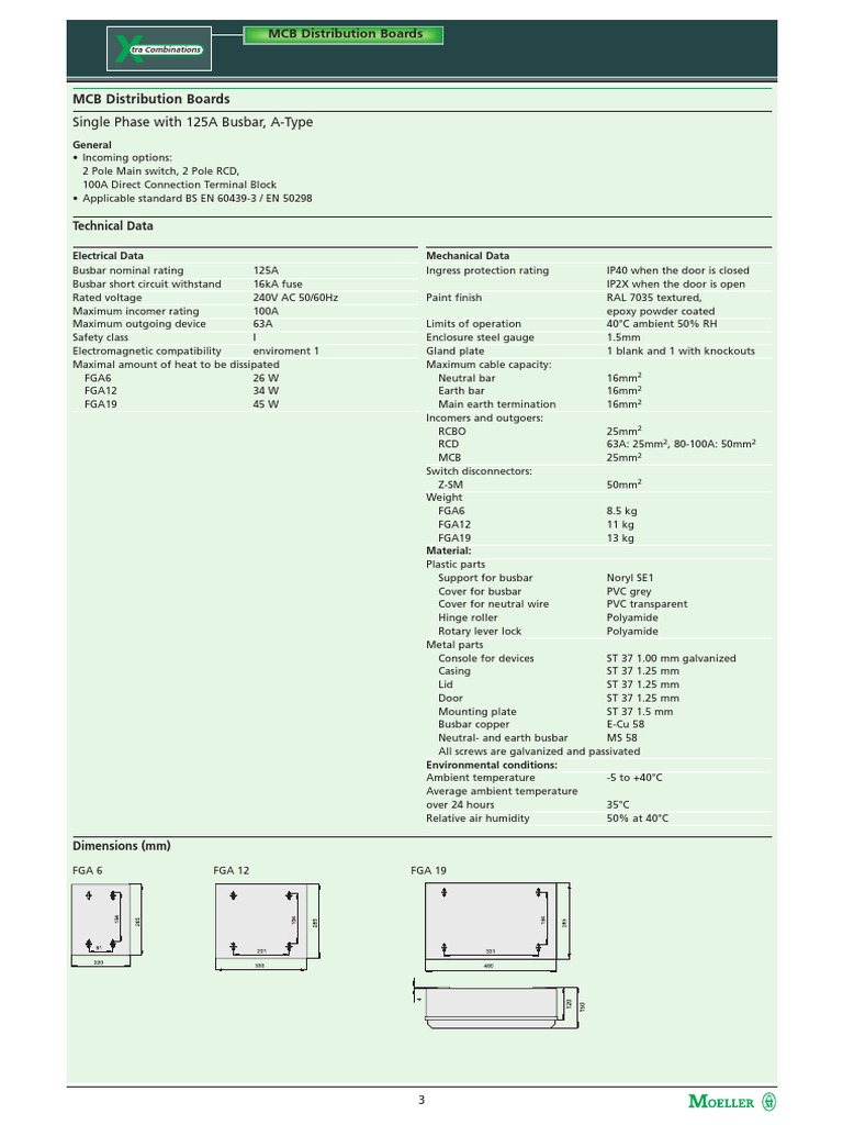 MCB Distribution Boards | PDF | Switch | Door