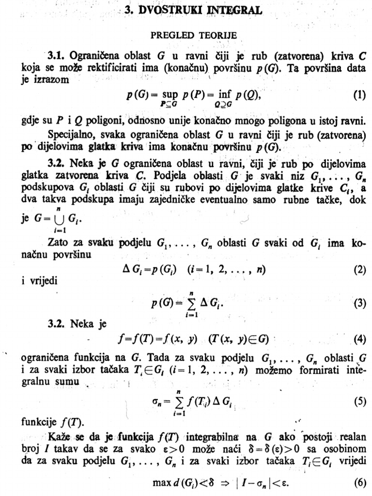 Dvostruki Integrali-Rijeseni Zadaci | PDF