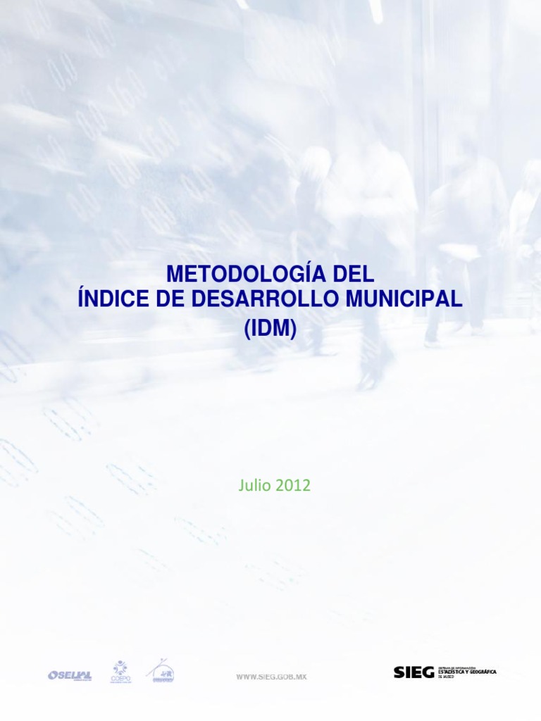 Metodologia IDM | PDF | Fórmula | Producto Interno Bruto