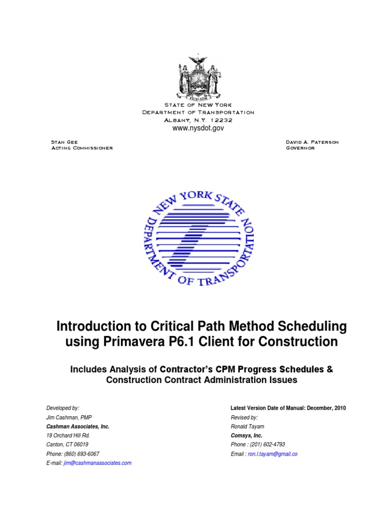 Primavera Training | PDF | Project Management | Scheduling (Production ...