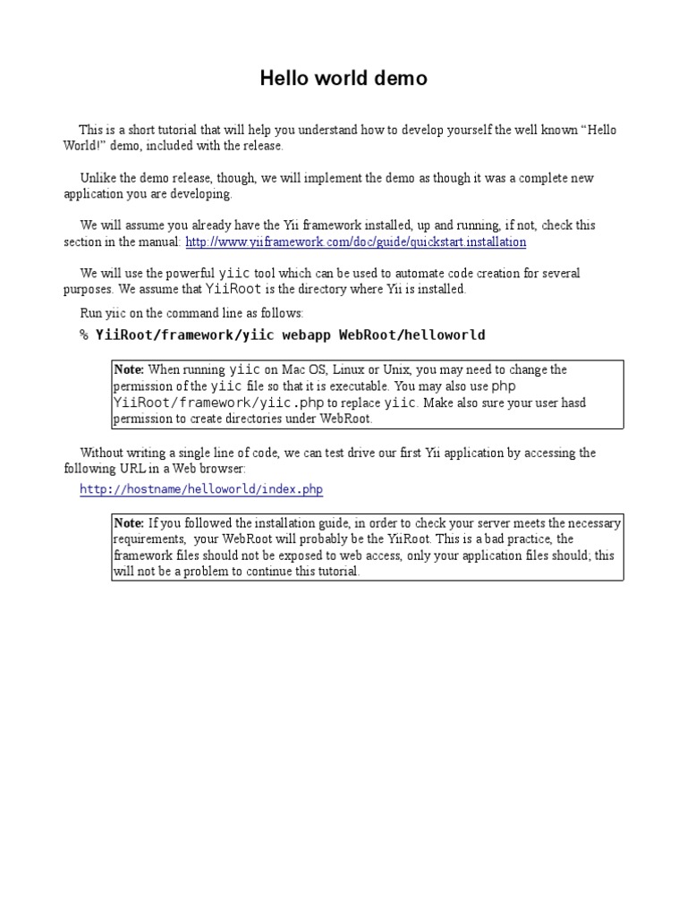 HelloWorld Tutorial | PDF | Web Application | Computer Engineering