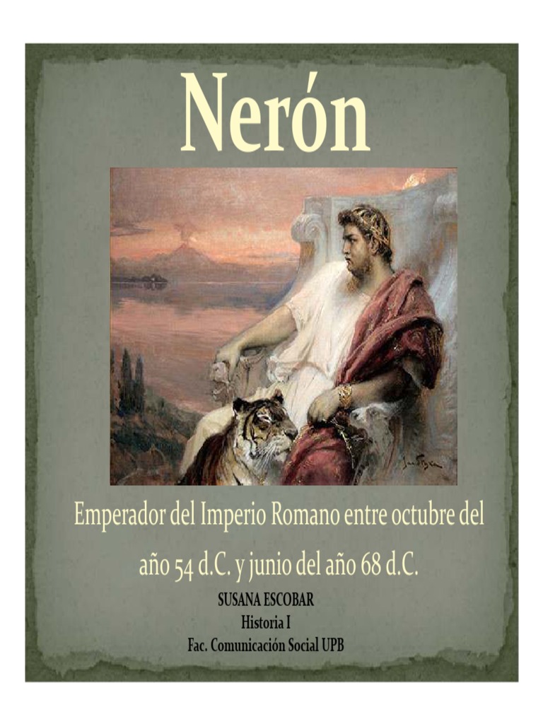Unidad 6 Nerón y El Gran Incendio de Roma - Susana Escobar | PDF ...