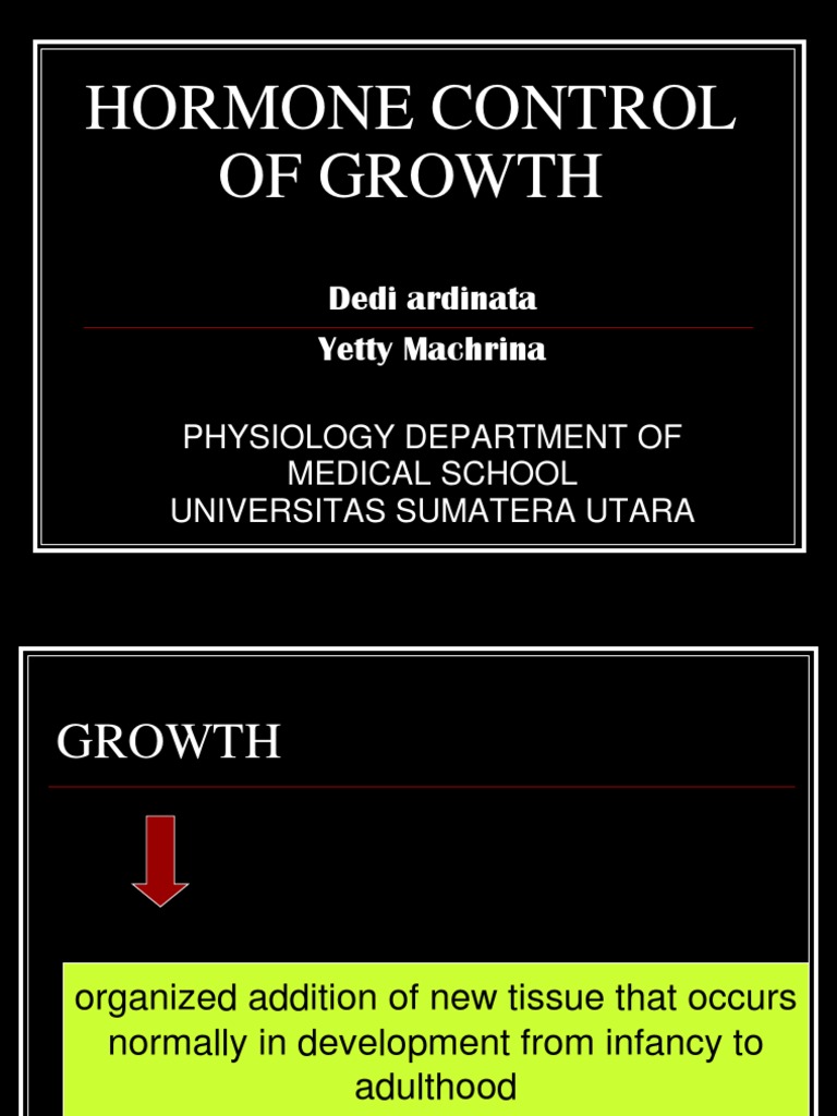 k.3b Hormone Control of Growth | PDF | Growth Hormone | Insulin Like ...