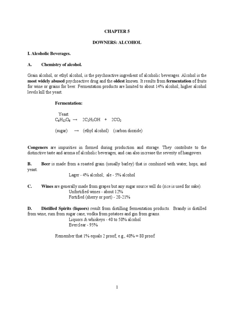 Chapter 5 | PDF | Ethanol | Distilled Beverages