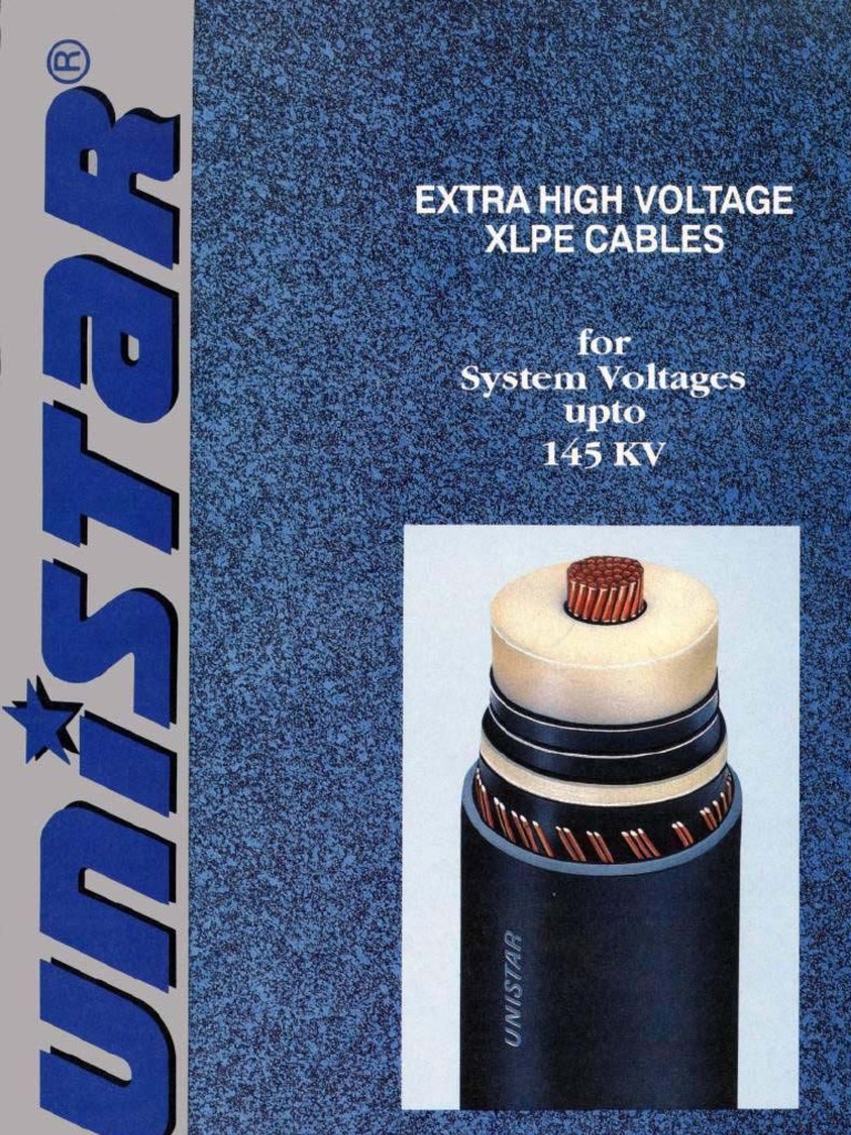 Catalogue of EHV Cables | PDF | Coaxial Cable | Insulator (Electricity)