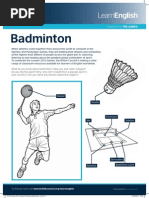 Badminton Time Fifth Grade Reading Comprehension Worksheet | PDF ...