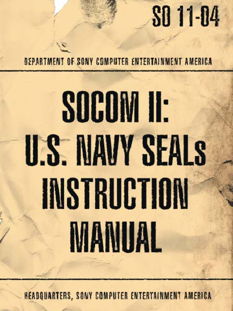 SOCOM II - Manual - PS2 PDF | PDF | Play Station | Ip Address