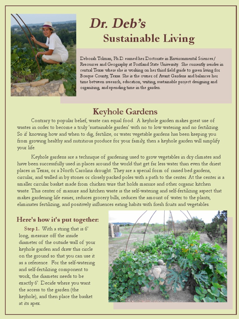 Keyhole PDF | PDF | Compost | Gardens