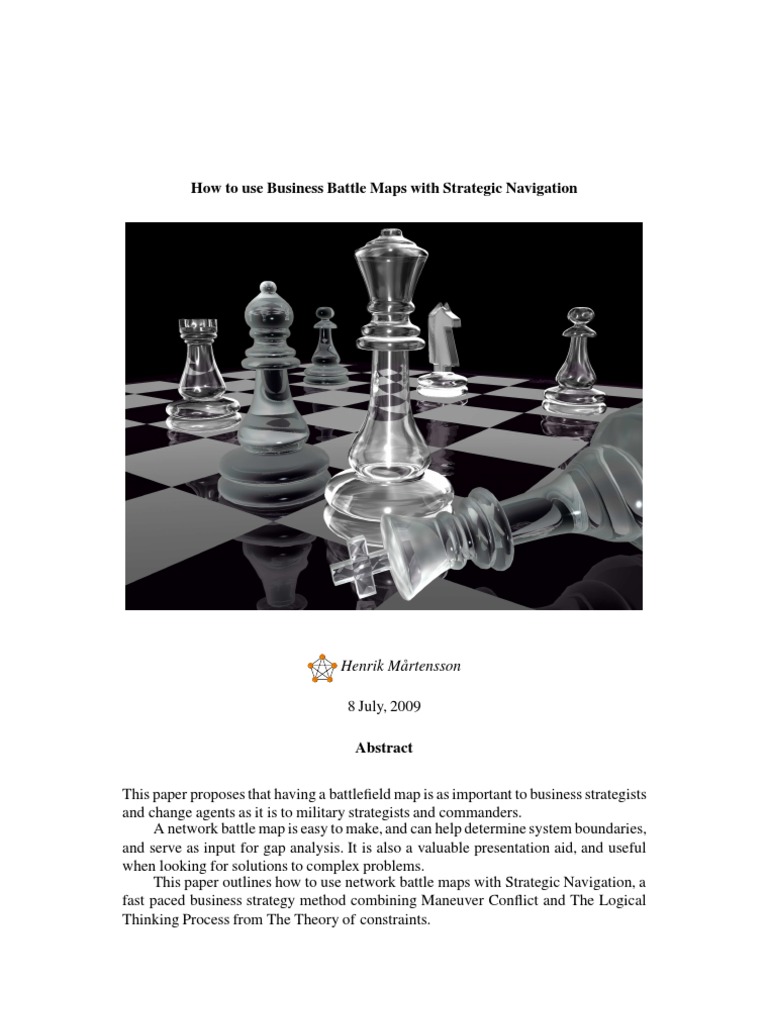 Business Battle Mapping | PDF | Map | Strategic Management