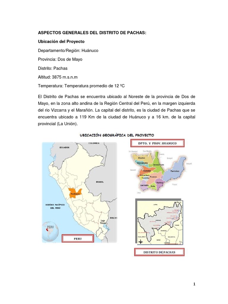 Perfil Del Distrito de Pachas | Población | Carnaval