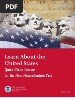 Citizenship Test Writing Practice Sentences | PDF | United States ...