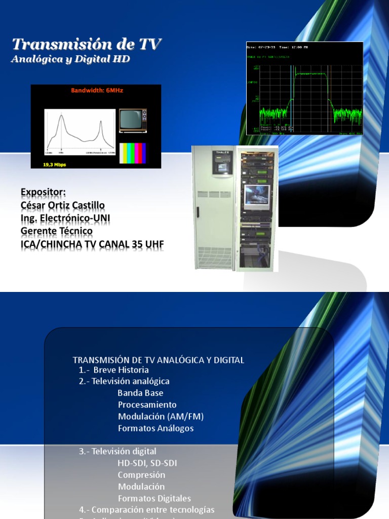 Sistemas De Tv Digital En El Peru Pdf Televisión Digital Televisión