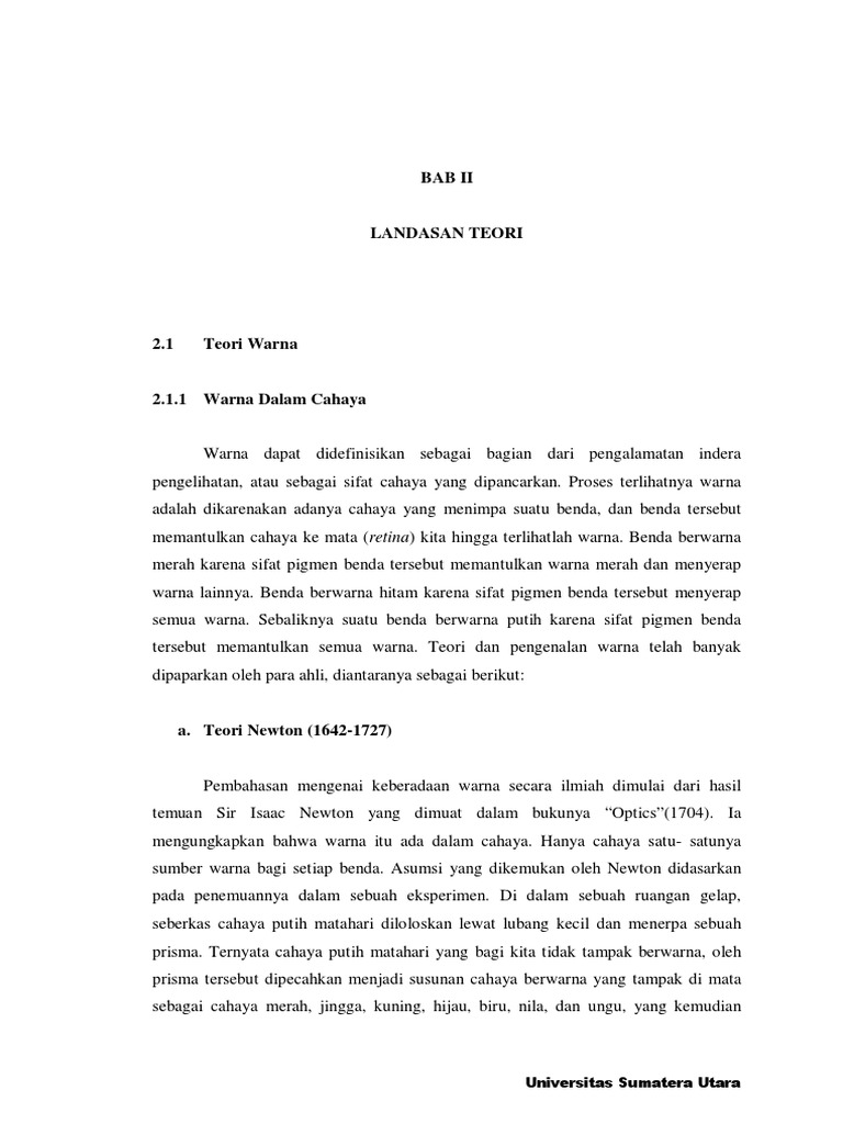 Teori Warna Newton PDF | PDF