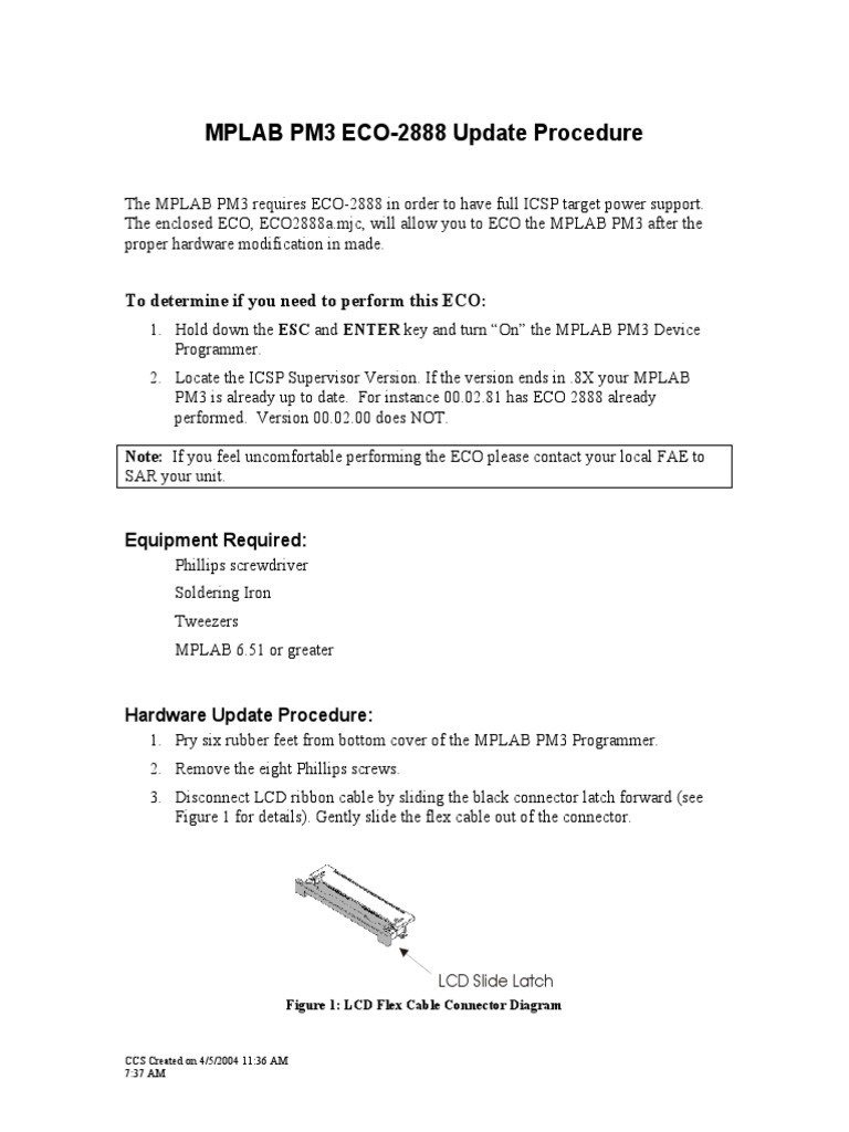 Updating the MPLAB PM3 to Support Full ICSP Target Power: A Guide to ...