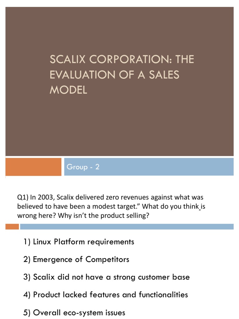Scalix Group2 21 | PDF | Sales | Direct Marketing