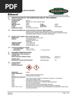 Methylated Spirits Safety Data Sheet | PDF | Dangerous Goods | Ethanol