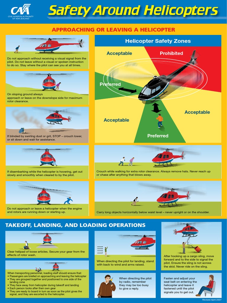 Helicopter Safety and Approach Guidelines | PDF | Business | History