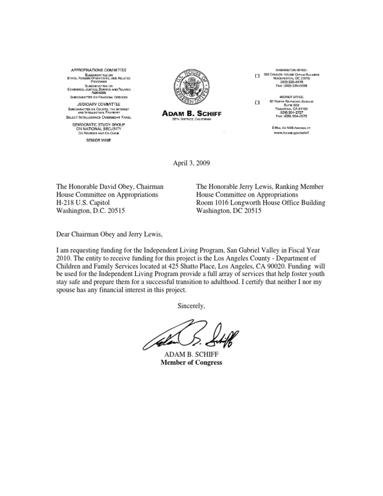 Earmark Request | PDF