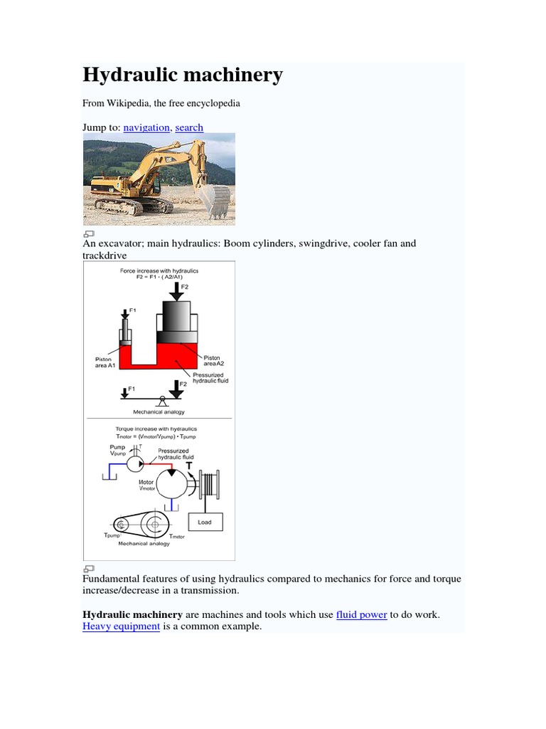 Hydraulic Machinery | PDF | Transmission (Mechanics) | Pump