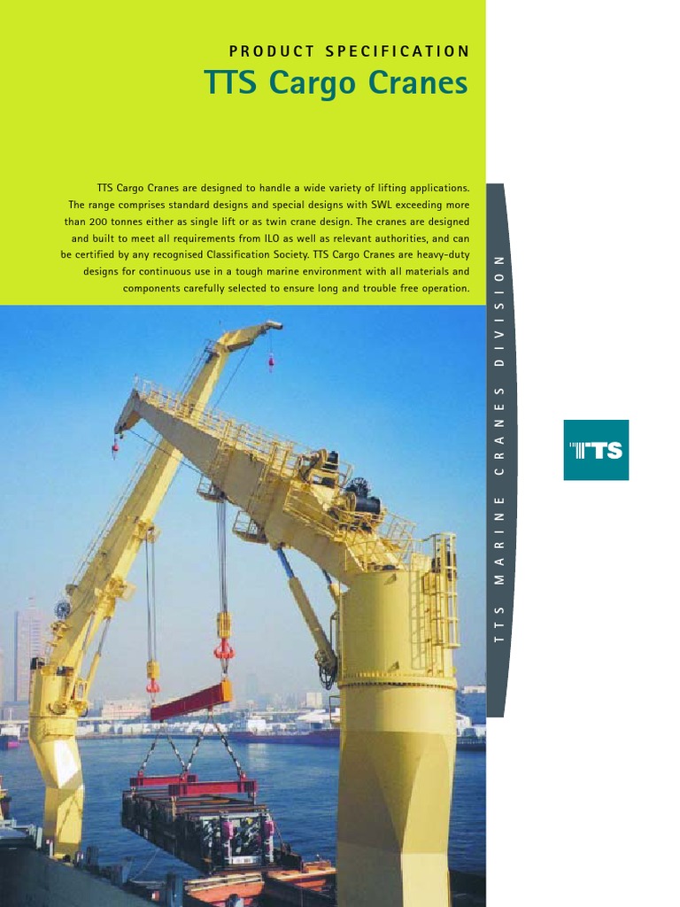 TTS Cargo Cranes | Crane (Machine) | Industries
