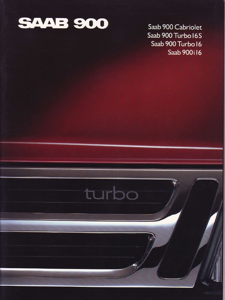 Australia - 1989 Saab 900 Brochure | PDF | Motor Vehicle | Automobiles
