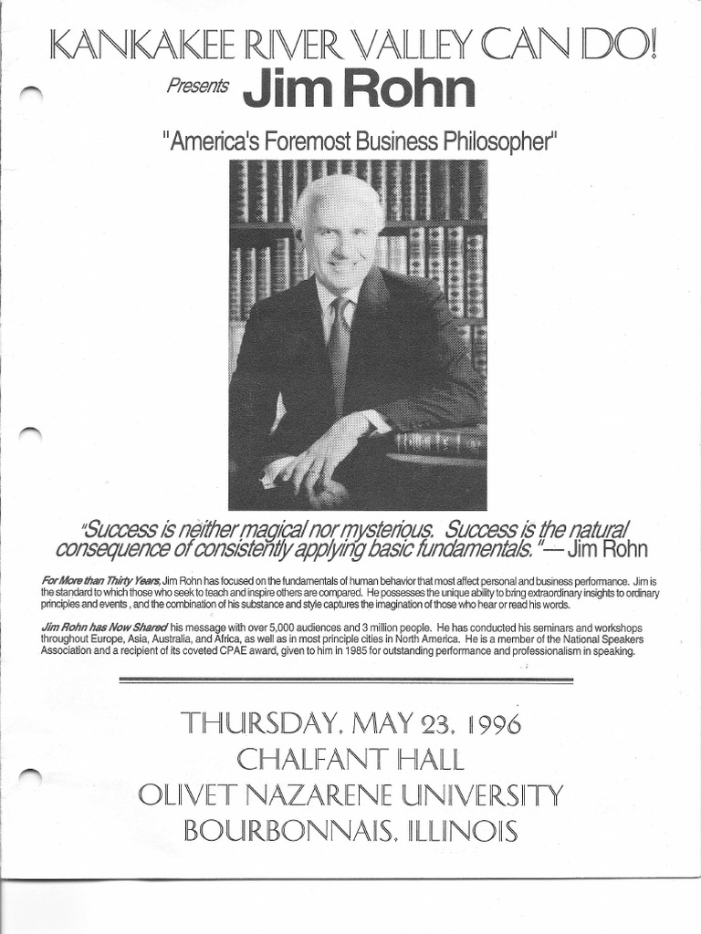 Jim Rohn: Ikan Kaik E E Irjiviei Vaililie1Ycan Ido | PDF | Empowerment ...