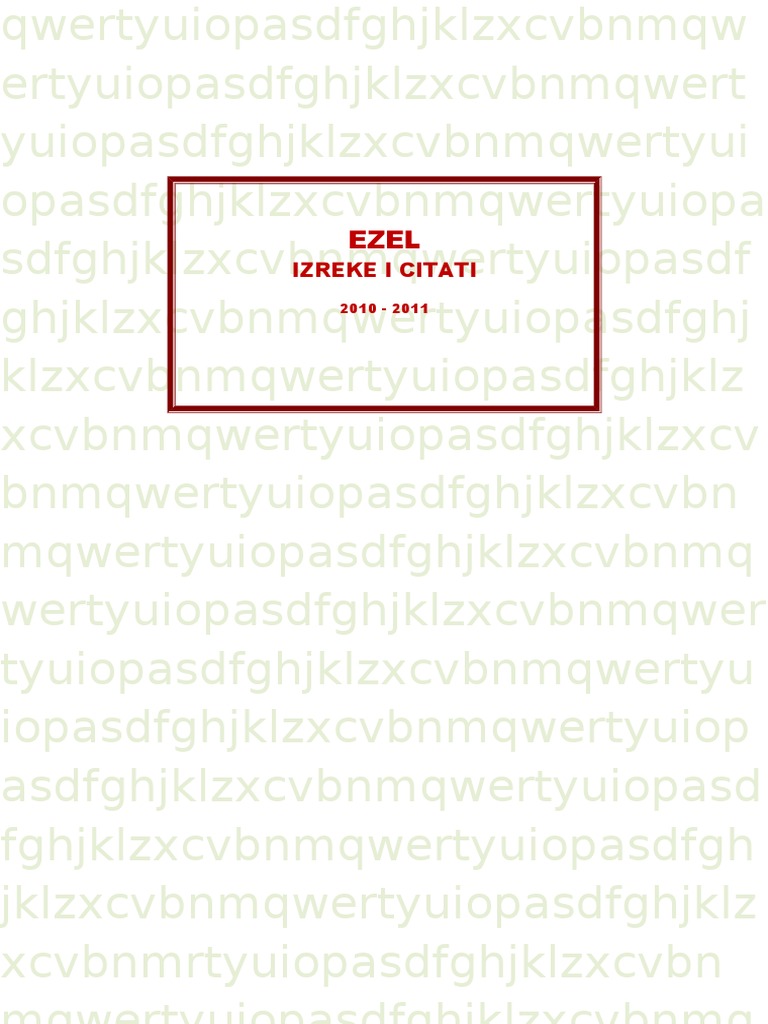 EZEL Citati | PDF