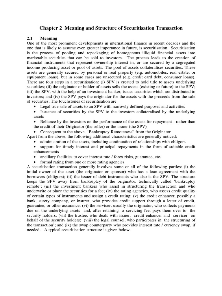 Securitization Pdf
