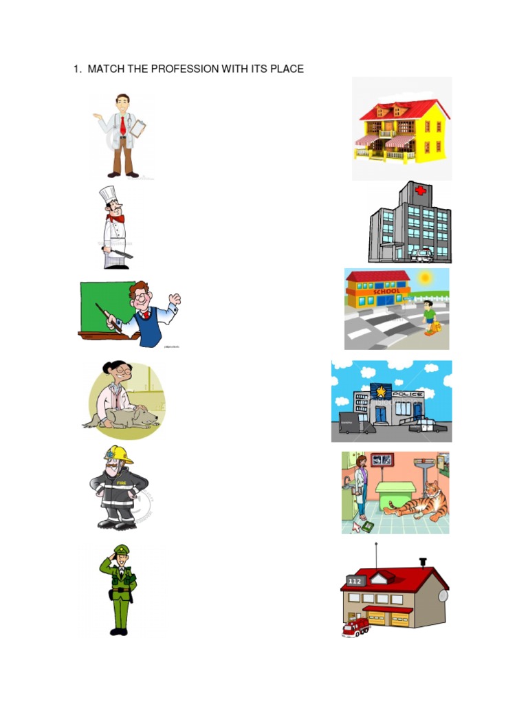 Guía Professions and Places | PDF