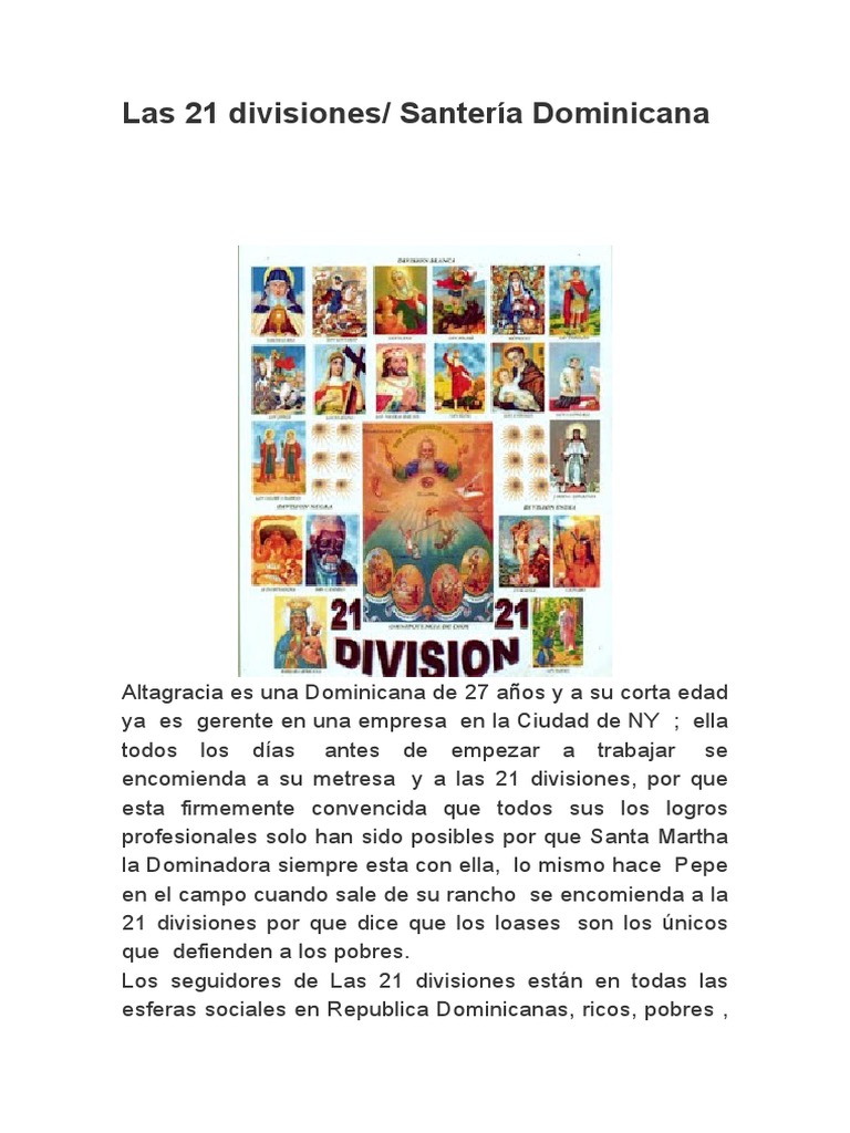 Las 21 Divisiones PDF | PDF